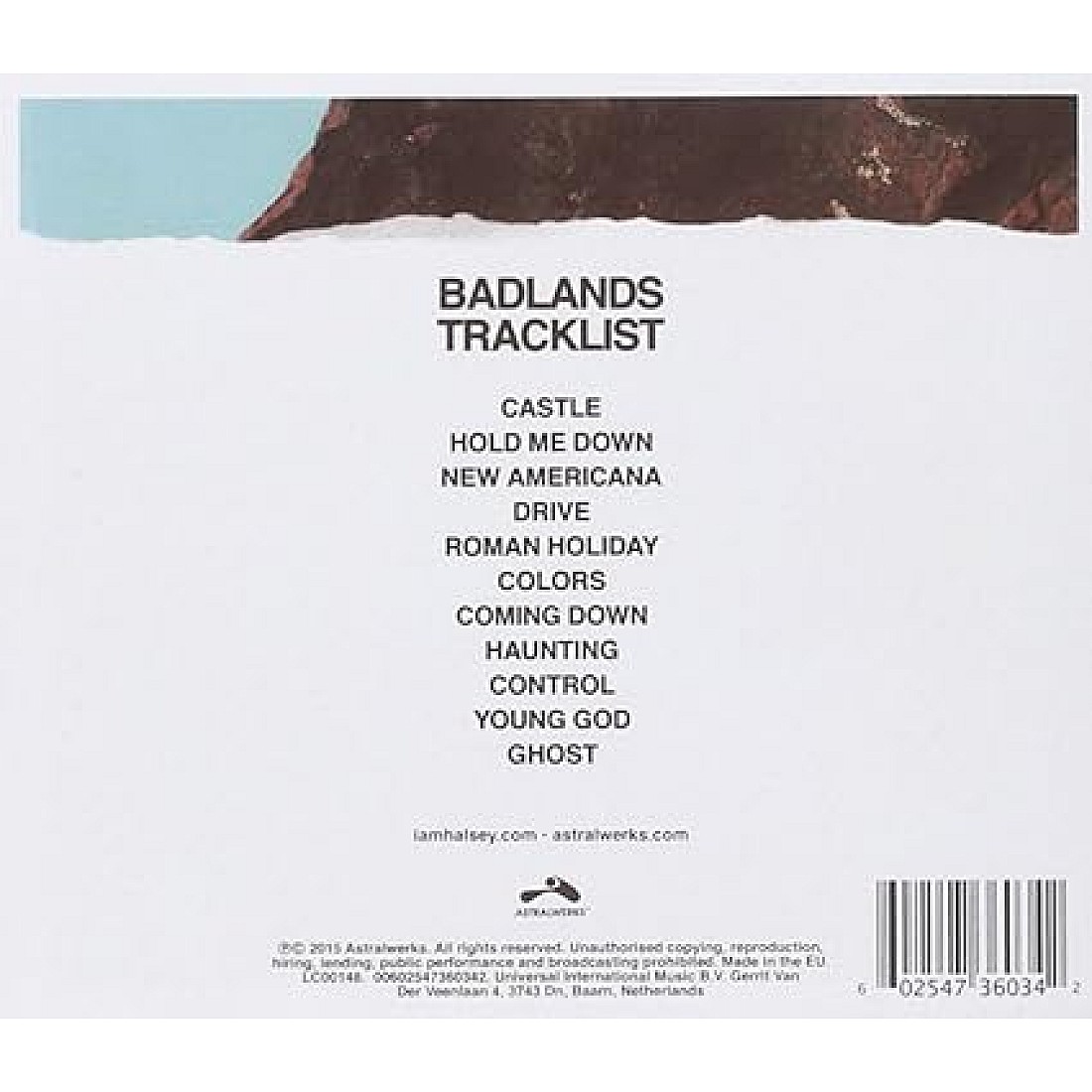 Halsey - Badlands CD - 0602547360342