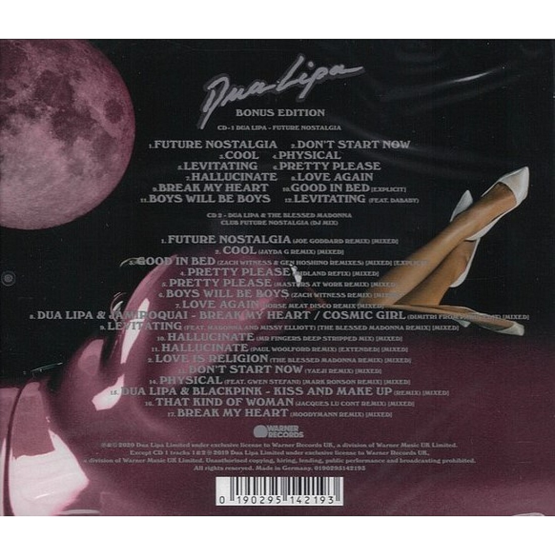 Dua Lipa - Future Nostalgia + Club Future Nostalgia Deluxe 2 CD ...