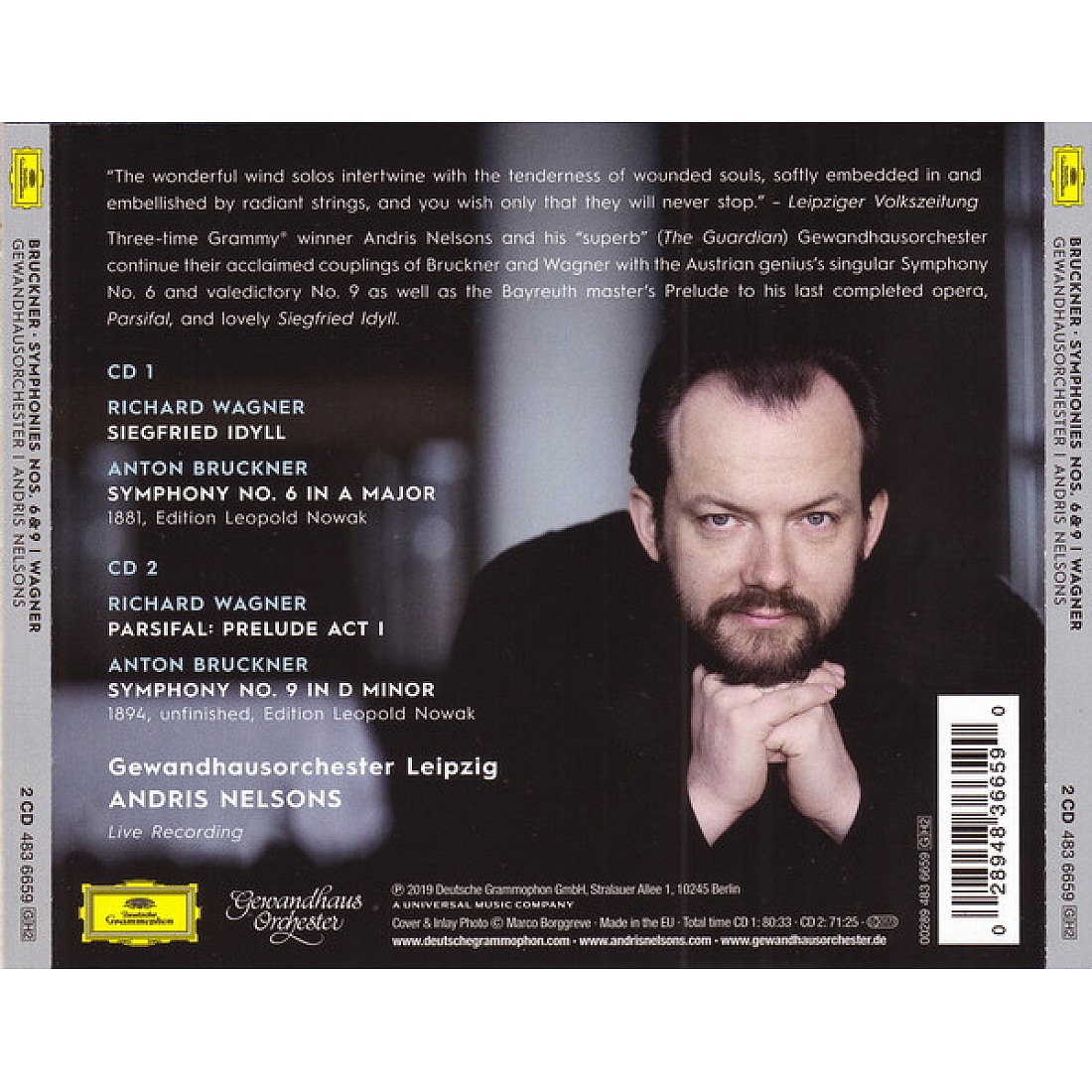 Andris Nelsons - Bruckner: Symphonies Nos. 6 & 9 – Wagner: Siegfried ...